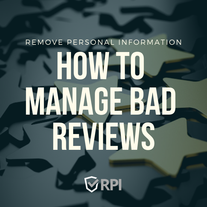 How to Manage Bad Reviews